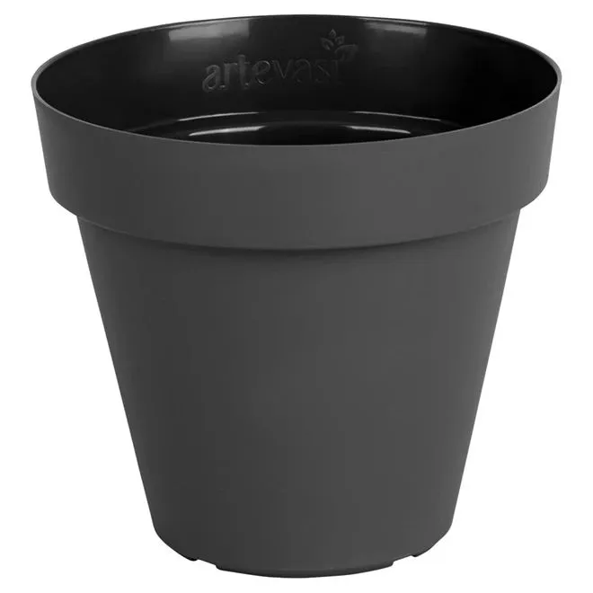 Capri Pot Anthracite 40cm - Pennells Garden Centres