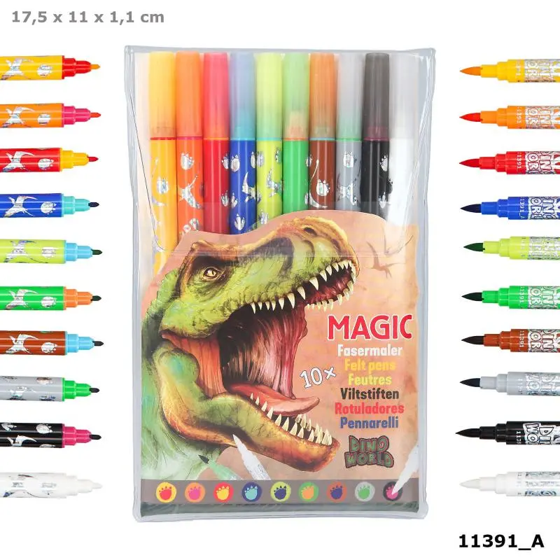 Dino World Magic Markers - Pennells Garden Centres