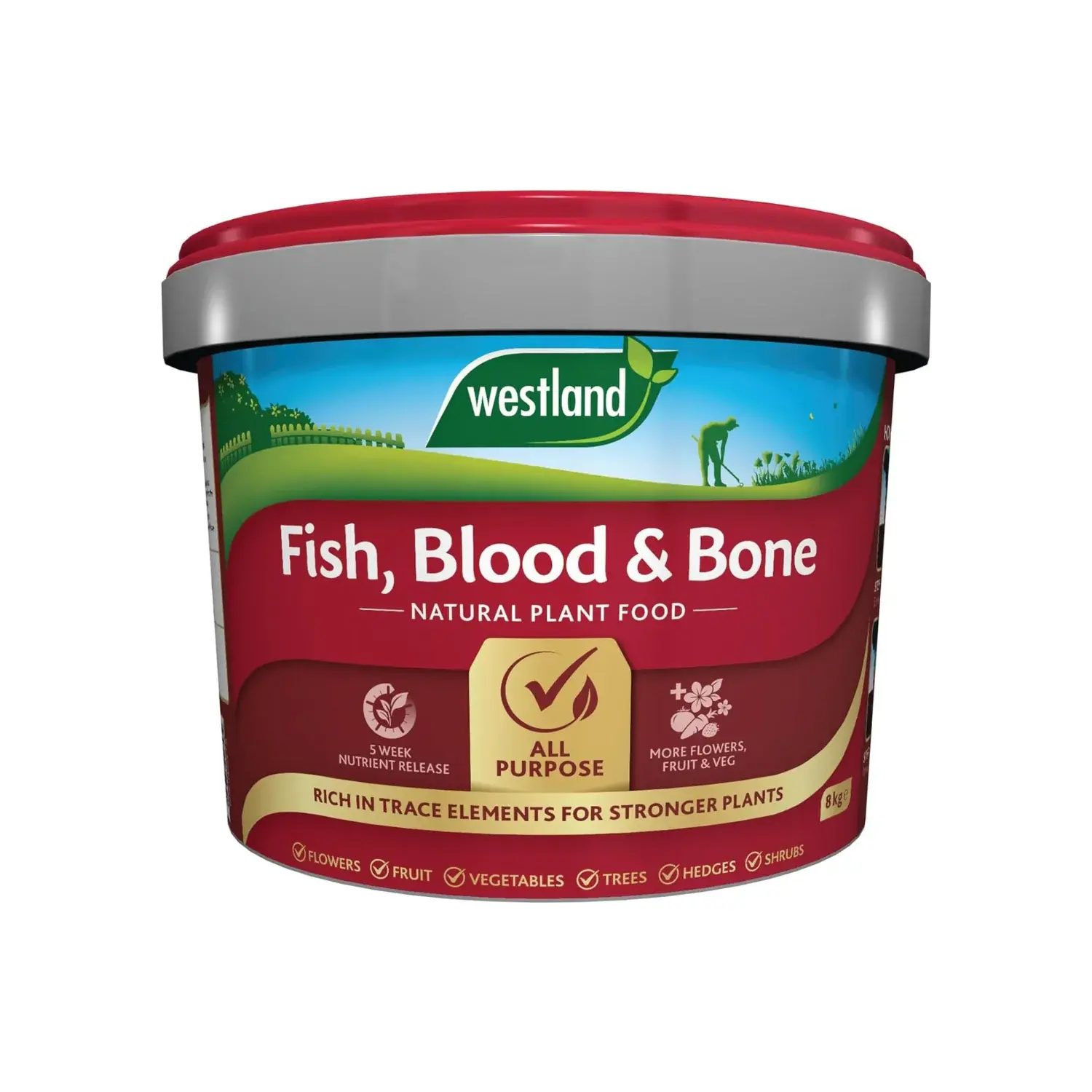 FISH, Blood & Bone 8kg Tub - Pennells Garden Centres