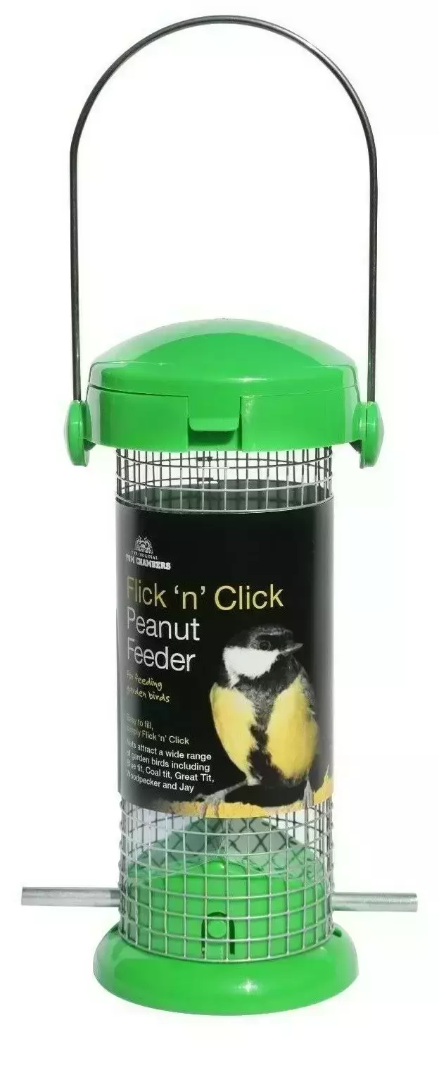 Flick 'n' Click Peanut Feeder - Pennells Garden Centres