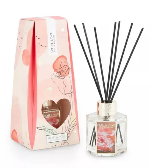 HH Reed Diffusers With Love (Rose) - Pennells Garden Centres